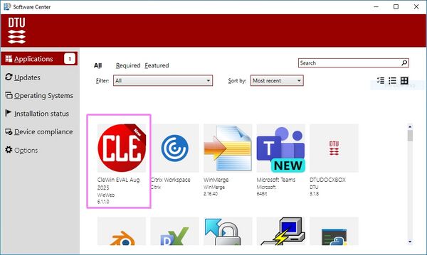 Specific Process Knowledge/Pattern Design/CleWin - LabAdviser